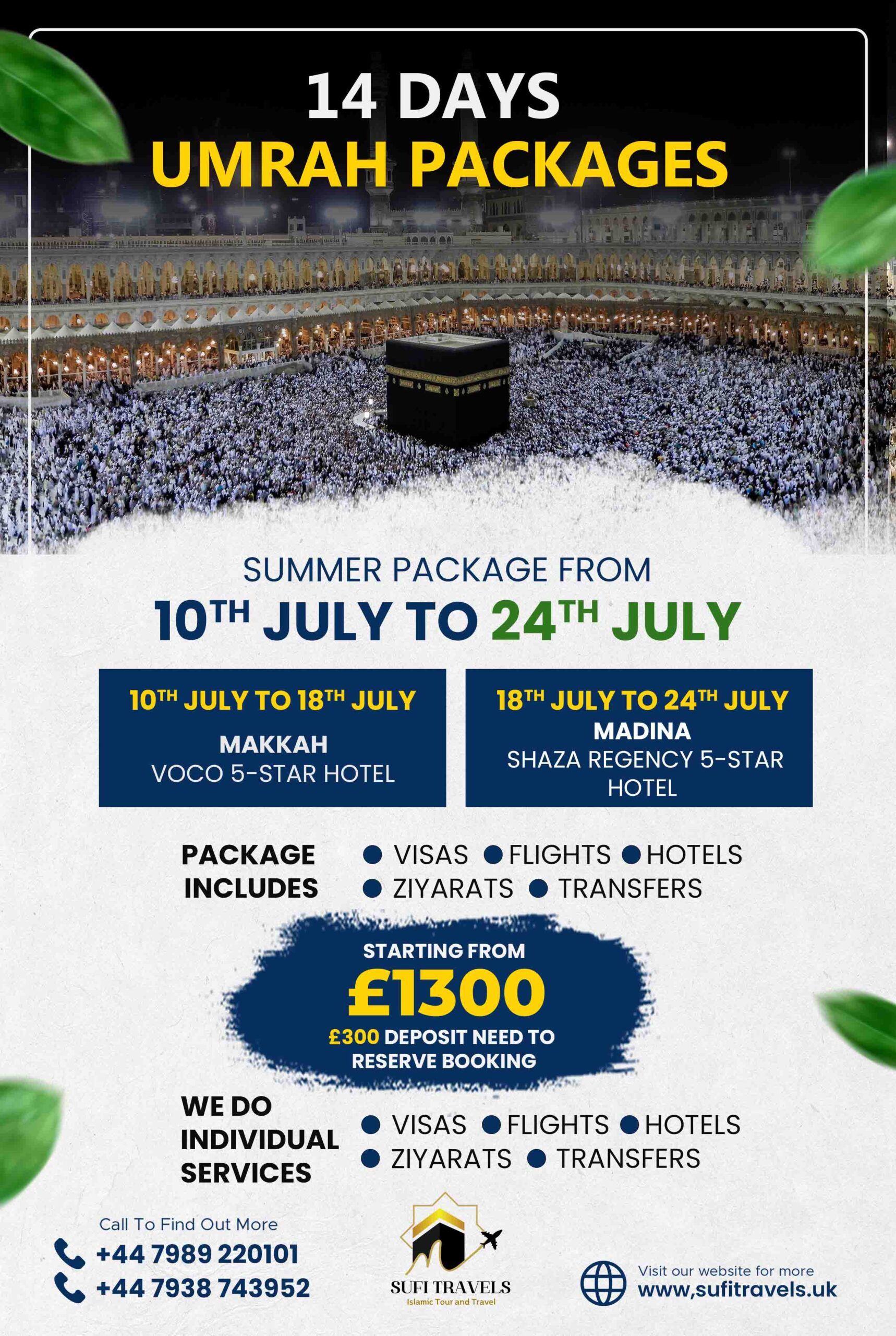 Umrah Packages – Sufi Travels